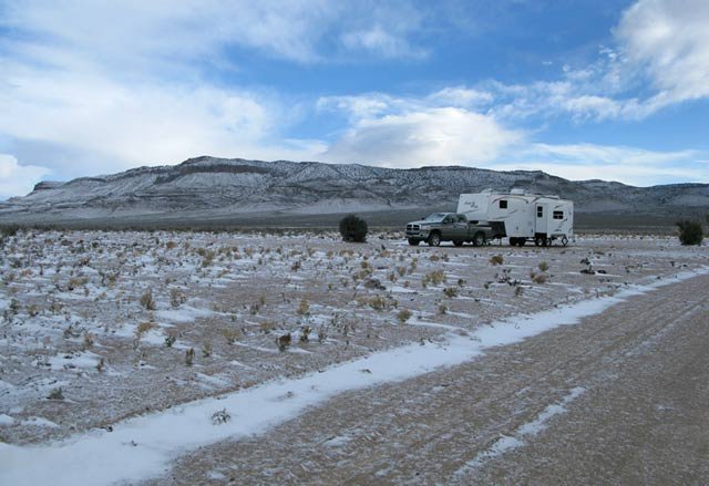 RV Adventures while Winter Boondocking in the Nevada High Desert