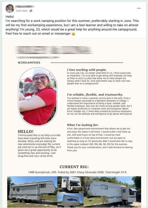 Workamper Resume Examples How NOT To Find Workamping Jobs