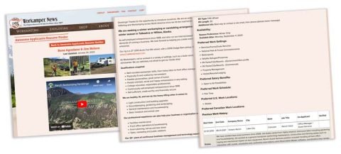 Workamper Resume Examples & How NOT to Find Workamping Jobs